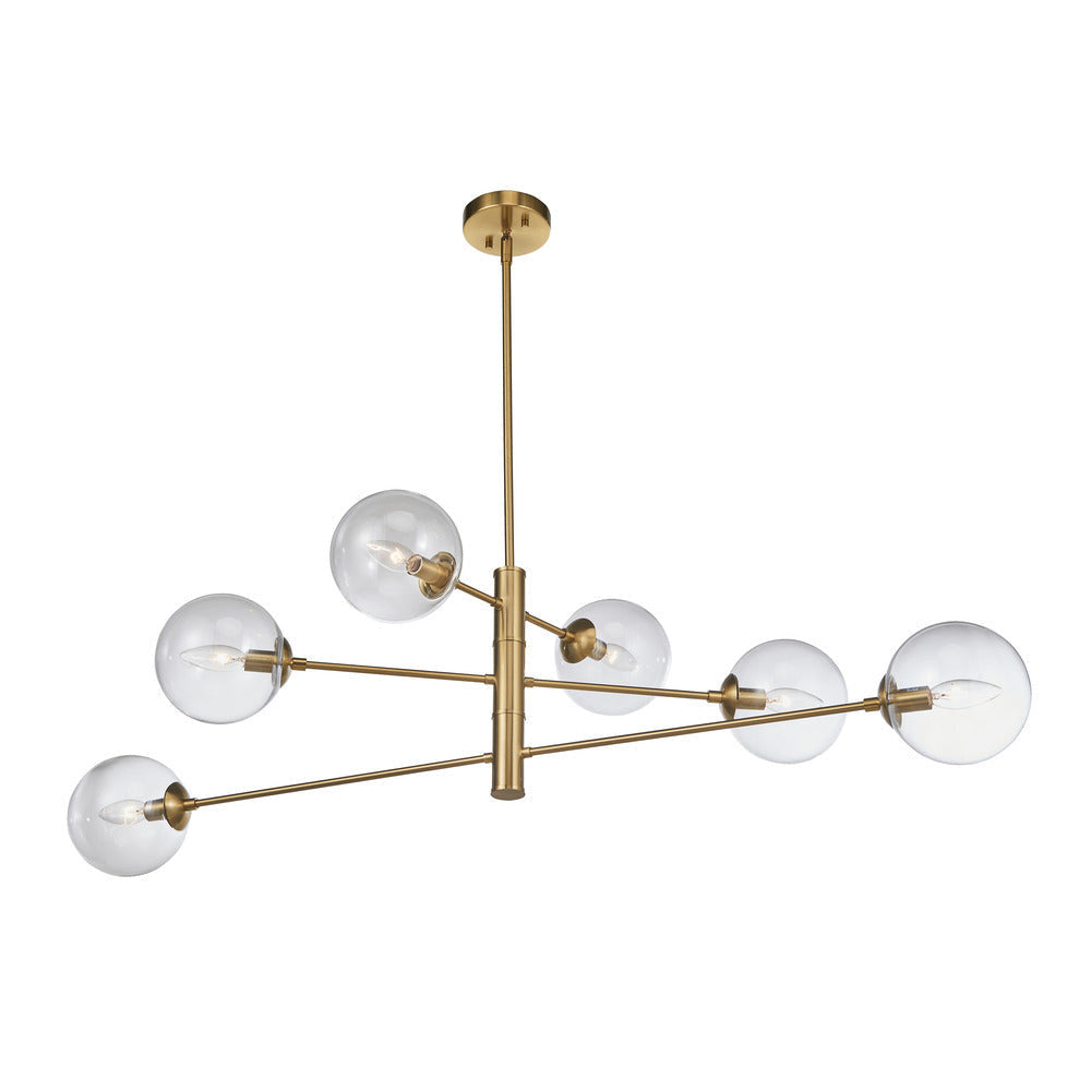 Boca Chandelier 6-light Gold | A5856GD — Litemode