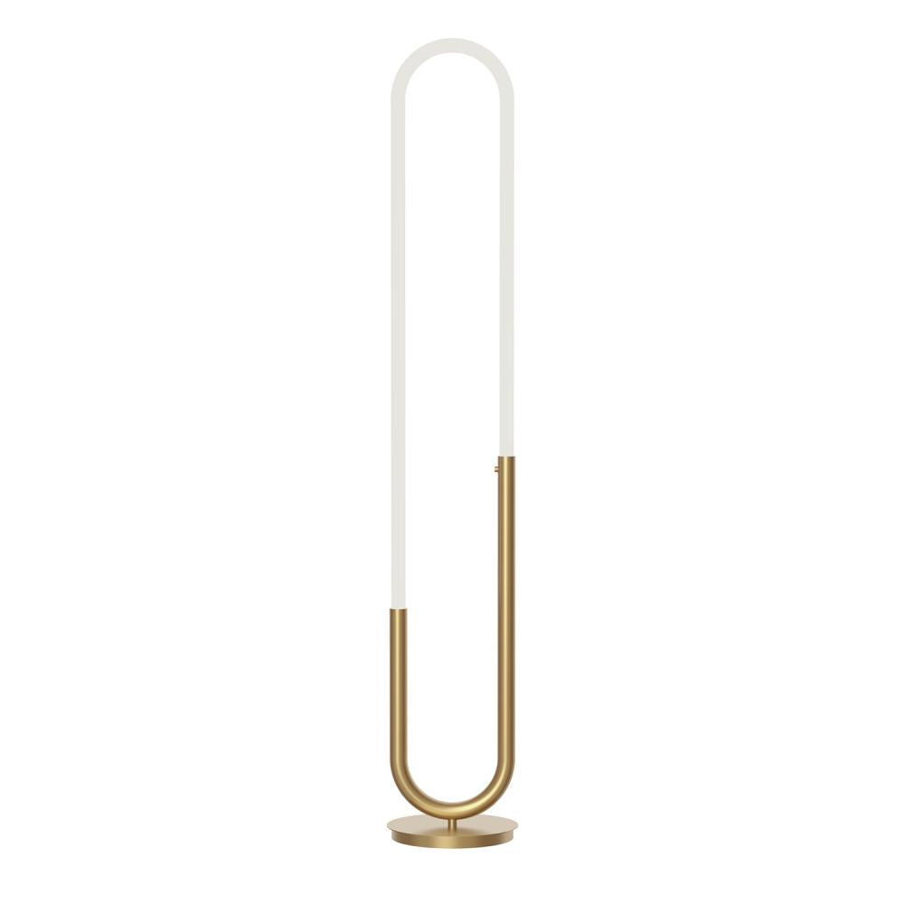 Huron Brushed Gold Led Floor Lamp | FL95150-BG — Litemode